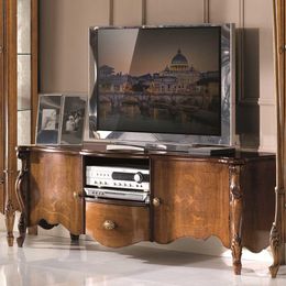Pharao24.de TV Phonoschrank in italienischem Design barocke Form