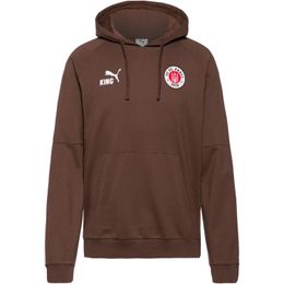 Puma FC St. Pauli Hoodie Herren - Gr&ouml;&szlig;e L - braun