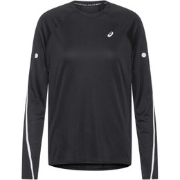 asics ROAD LITE-SHOW Funktionsshirt Damen - Gr&ouml;&szlig;e M - schwarz