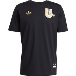Adidas Manchester United T-Shirt Herren - Gr&ouml;&szlig;e L - schwarz
