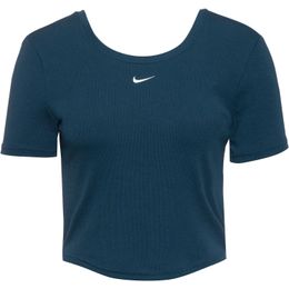 Nike NSW Croptop Damen - Gr&ouml;&szlig;e L - blau