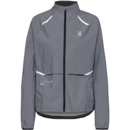 On Weather Jacket Laufjacke Damen - Gr&ouml;&szlig;e M - grau