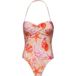 Seafolly La Mer Badeanzug Damen - Gr&ouml;&szlig;e 40 - wei&szlig;