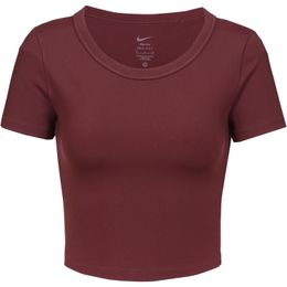 Nike One Fitted Croptop Damen - Gr&ouml;&szlig;e XL - rot