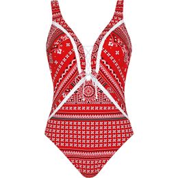 Sunflair Badeanzug Damen - Gr&ouml;&szlig;e 42 / C - rot