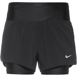 Nike SWIFT DRI FIT Funktionsshorts Damen - Gr&ouml;&szlig;e S - schwarz