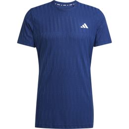 Adidas Freelift Tennisshirt Herren - Gr&ouml;&szlig;e XL - blau