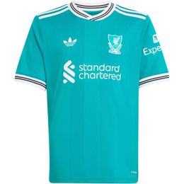 Adidas FC Liverpool 25-26 3rd Teamtrikot Kinder - Gr&ouml;&szlig;e 152 - t&uuml;rkis