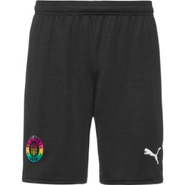 Puma FC St. Pauli 24-25 3rd Fu&szlig;ballshorts Herren - Gr&ouml;&szlig;e L - schwarz