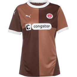 Puma FC St. Pauli 24-25 Heim Teamtrikot Damen - Gr&ouml;&szlig;e XS - braun