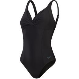 Speedo Shaping Badeanzug Damen - Gr&ouml;&szlig;e 42 - schwarz