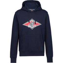 Bear Hoodie Herren - Gr&ouml;&szlig;e S - blau