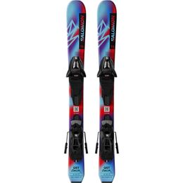 Salomon QST XS and C5 All-Mountain Ski Kinder - Gr&ouml;&szlig;e 70 - blau