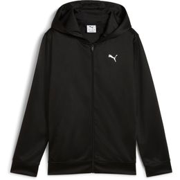 Puma TAD ESS Sweatjacke M&auml;dchen - Gr&ouml;&szlig;e 164 - schwarz