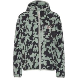 Odlo HIGH PILE PRINT Fleecejacke Kinder - Gr&ouml;&szlig;e 140 - gr&uuml;n