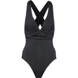 Seafolly Collective Badeanzug Damen - Gr&ouml;&szlig;e 40 - schwarz