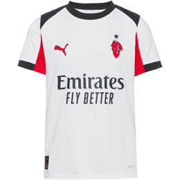 Puma AC Mailand 25-26 Ausw&auml;rts Teamtrikot Kinder - Gr&ouml;&szlig;e 176 - wei&szlig;