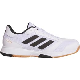 Adidas Ligra 8 Hallenschuhe Herren - Gr&ouml;&szlig;e 46 - wei&szlig;