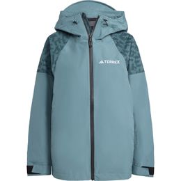 Adidas XPERIOR HYBRID Hardshelljacke Damen - Gr&ouml;&szlig;e L - gr&uuml;n