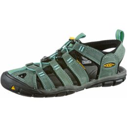 Keen CLEARWATER CNX LEATHER Outdoorsandalen Damen - Gr&ouml;&szlig;e 37 1/2 - blau