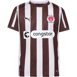 Puma FC St. Pauli 25-26 Heim Teamtrikot Kinder - Gr&ouml;&szlig;e 140 - braun
