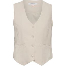 Ragwear Shafron Kurzweste Damen - Gr&ouml;&szlig;e XL - beige