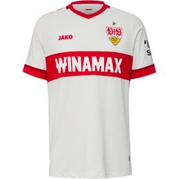 Jako VfB Stuttgart 24-25 Heim Teamtrikot Herren - Gr&ouml;&szlig;e 3XL - wei&szlig;