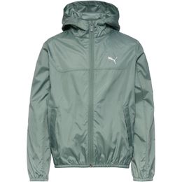Puma ESSENTIALS Windbreaker Jungen - Gr&ouml;&szlig;e 128 - gr&uuml;n