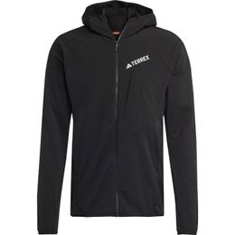 Adidas TECHROCK WIND Fleecejacke Herren - Gr&ouml;&szlig;e L - schwarz