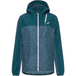 asics FUJITRAIL Laufjacke Damen - Gr&ouml;&szlig;e L - gr&uuml;n