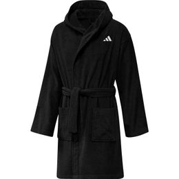 Adidas Bademantel Herren - Gr&ouml;&szlig;e S - schwarz