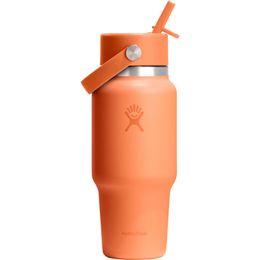 Hydro Flask 24 OZ WIDE FLEX STRAW TRAVEL Isolierflasche - Gr&ouml;&szlig;e Einheitsgr&ouml;&szlig;e - orange