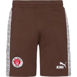Puma FC St. Pauli Sweatshorts Herren - Gr&ouml;&szlig;e M - braun