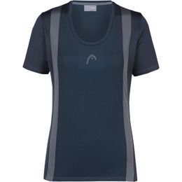 Head Club 25 Tennisshirt Damen - Gr&ouml;&szlig;e L - blau