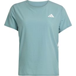 Adidas Adizero Funktionsshirt Damen - Gr&ouml;&szlig;e L - gr&uuml;n