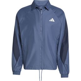 Adidas Stadium Polyjacke Herren - Gr&ouml;&szlig;e M - blau