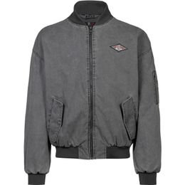Bear Bomberjacke Herren - Gr&ouml;&szlig;e M - grau