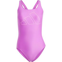 Adidas BIG BARS Schwimmanzug Damen - Gr&ouml;&szlig;e 38 - lila