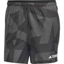 Adidas LIGHT SH AOP Laufshorts Herren - Gr&ouml;&szlig;e L - schwarz