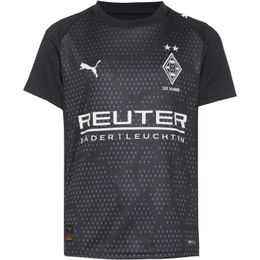 Puma Borussia M&ouml;nchen Gladbach 25-26 3rd Teamtrikot Kinder - Gr&ouml;&szlig;e 128 - schwarz