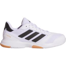 Adidas Ligra 8 Hallenschuhe Damen - Gr&ouml;&szlig;e 38 - wei&szlig;