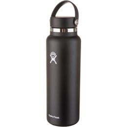 Hydro Flask 40 OZ WIDE FLEX CAP Isolierflasche - Gr&ouml;&szlig;e Einheitsgr&ouml;&szlig;e - schwarz