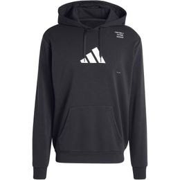 Adidas Cat Hoodie Herren - Gr&ouml;&szlig;e M - schwarz