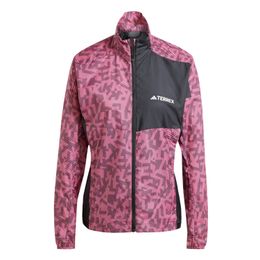 Adidas TRAIL WIND Laufjacke Damen - Gr&ouml;&szlig;e XS - rosa