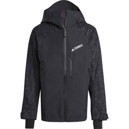 Adidas TERREX TECHROCK 2.5L HYBRID Hardshelljacke Herren - Gr&ouml;&szlig;e S - schwarz