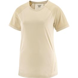 Salomon OUTLINE Funktionsshirt Damen - Gr&ouml;&szlig;e M - beige