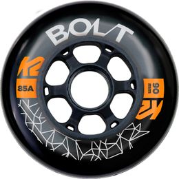 K2 BOLT 90 MM 85A 8-WHEEL PACK W ILQ 9 Inliner-Rollen - Gr&ouml;&szlig;e Einheitsgr&ouml;&szlig;e - grau