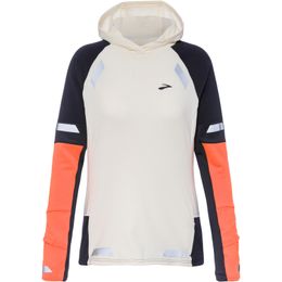 Brooks Run Visible Notch Thermal Laufhoodie Damen - Gr&ouml;&szlig;e XS - wei&szlig;