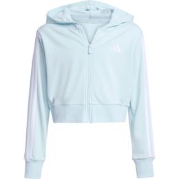 Adidas ESSENTIALS Sweatjacke M&auml;dchen - Gr&ouml;&szlig;e 164 - blau