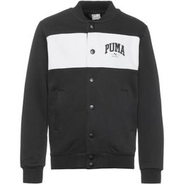 Puma SQUAD Collegejacke Jungen - Gr&ouml;&szlig;e 176 - schwarz